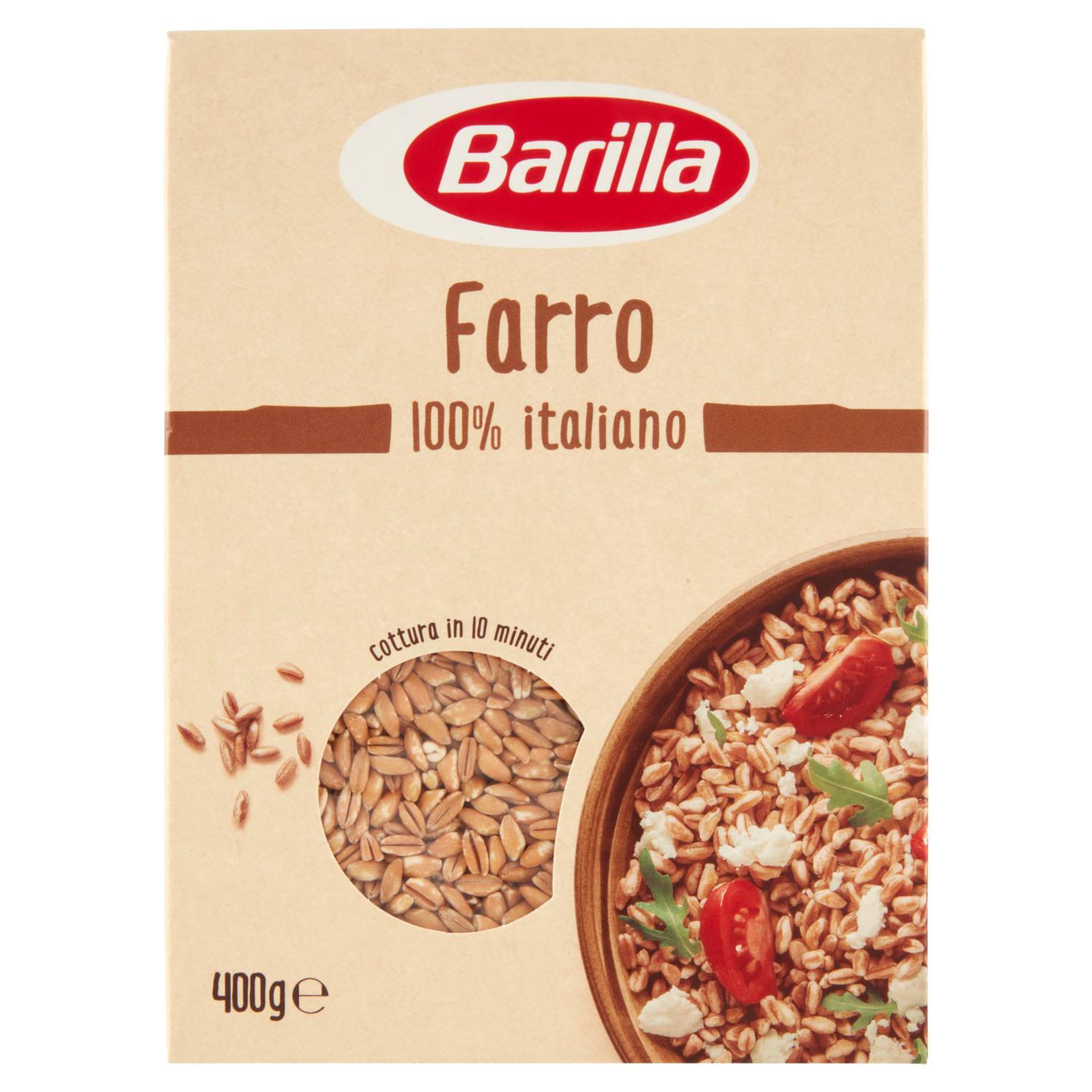 BARILLA FARRO 100% ITALIANO 400g (12 in a box)available from our itali ...