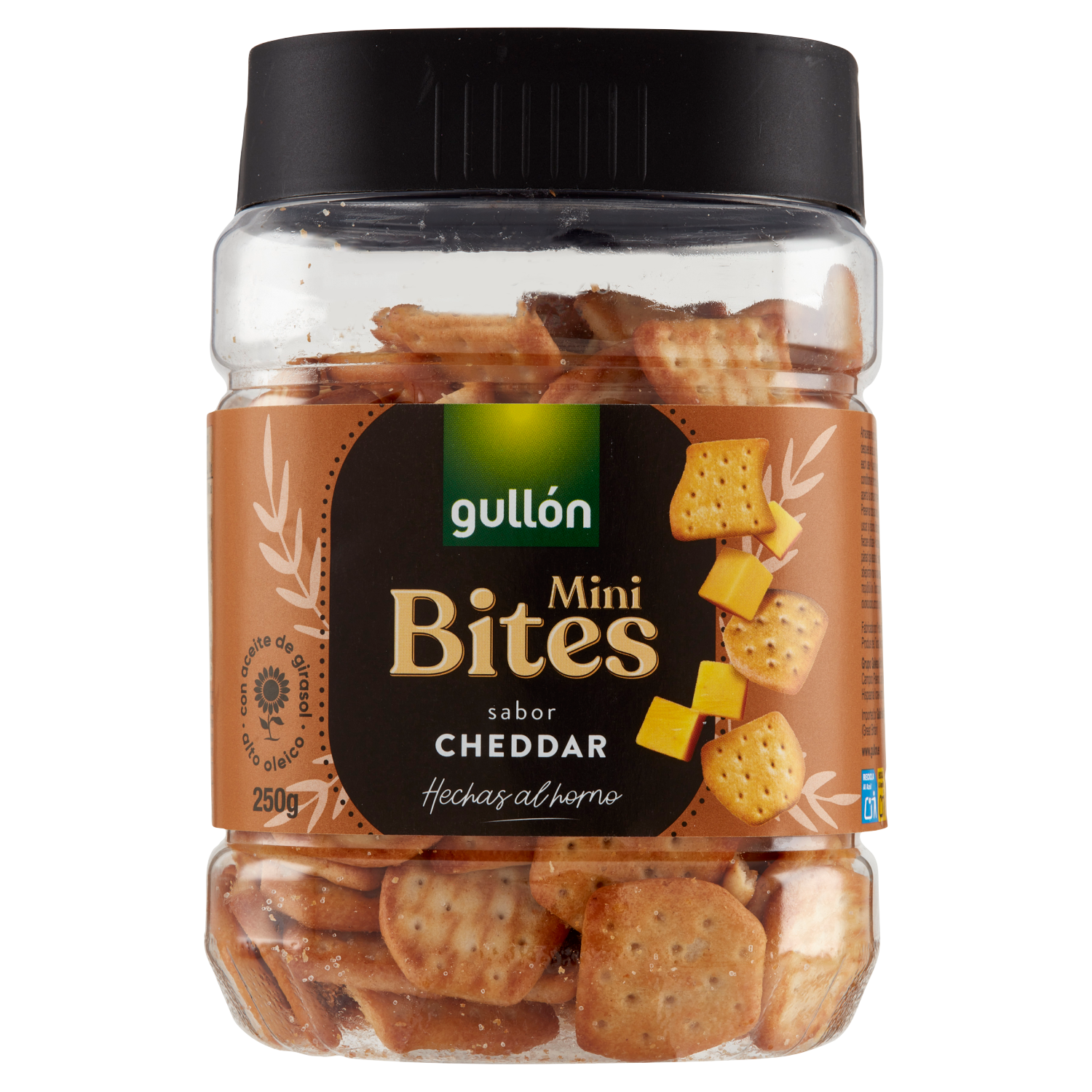 GULLON MINI BITES AL CHEDDAR 250g (12 in a box)available from our ital ...