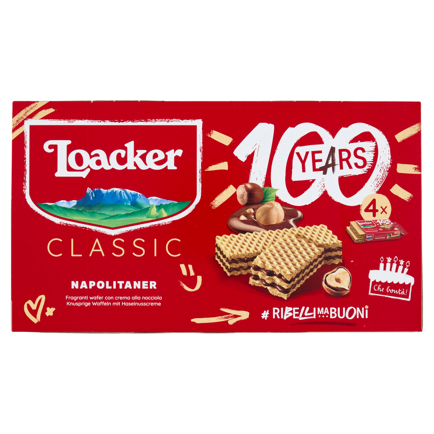 LOACKER WAFER NAPOLITANER 45gX4 180g (18 in a box) – Itabites