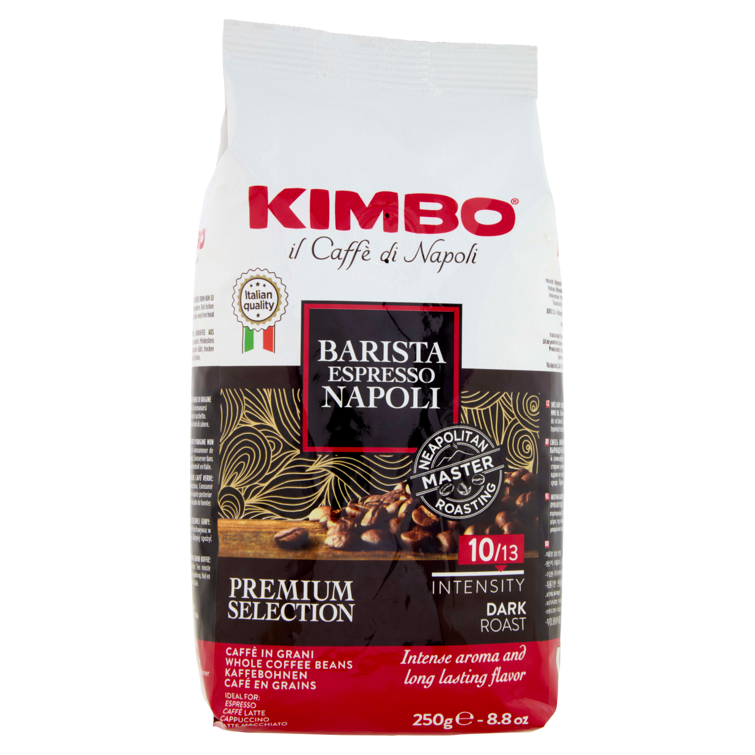 KIMBO ESPRESSO NAPOLI IN GRANI 250g (12 in a box) – Itabites