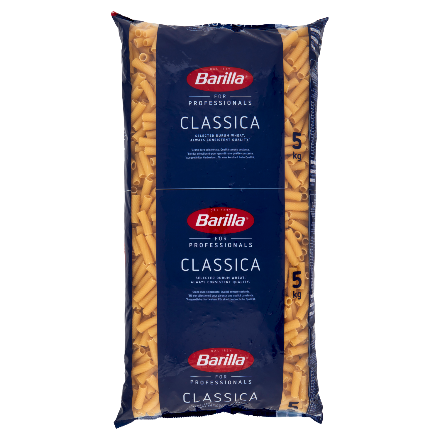 BARILLA PASTA DI SEMOLA TORTIGLIONI 5kg (3 in a box) – Itabites
