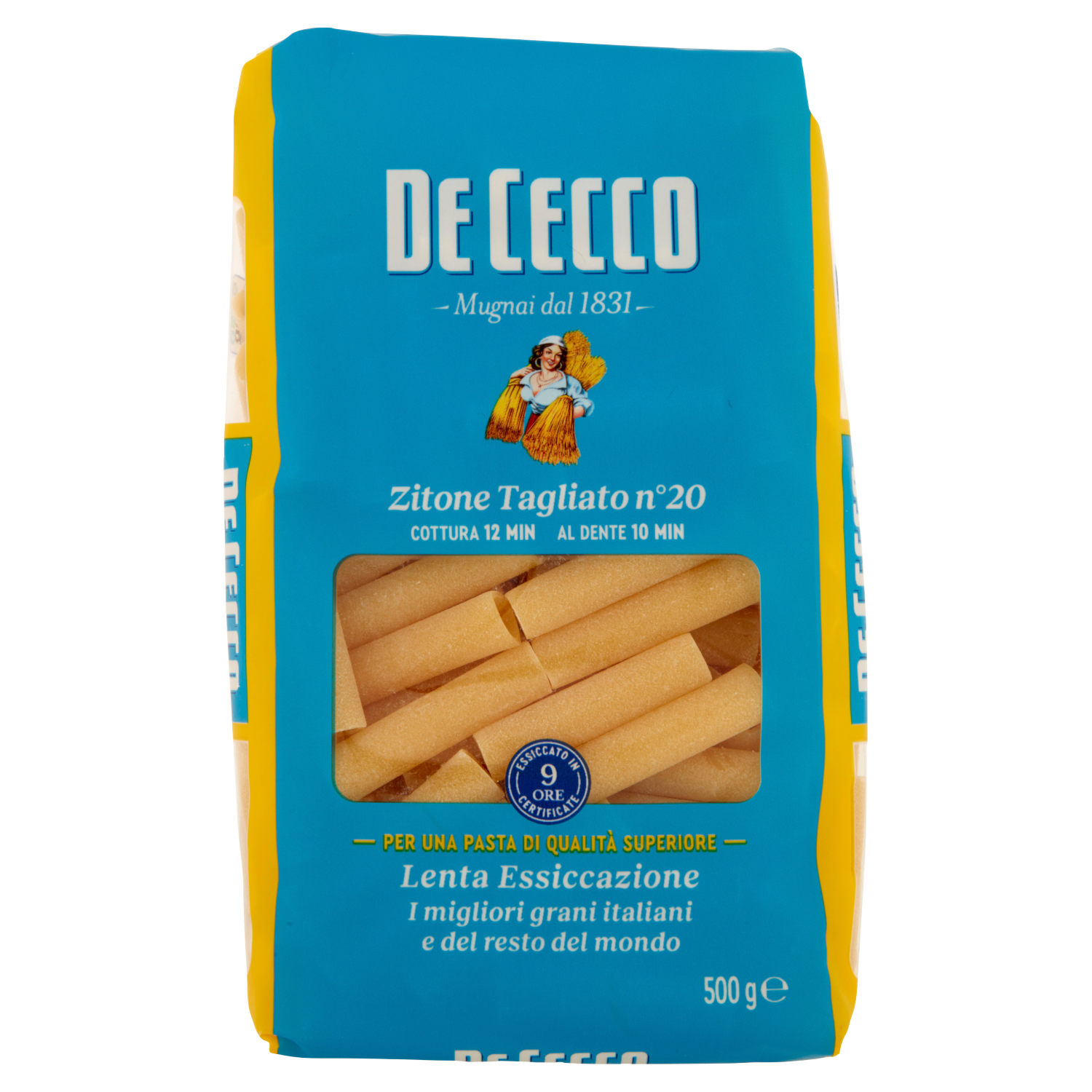 DE CECCO ZITONE TAGLIATO N°20 500g (24 in a box)available from our ita ...