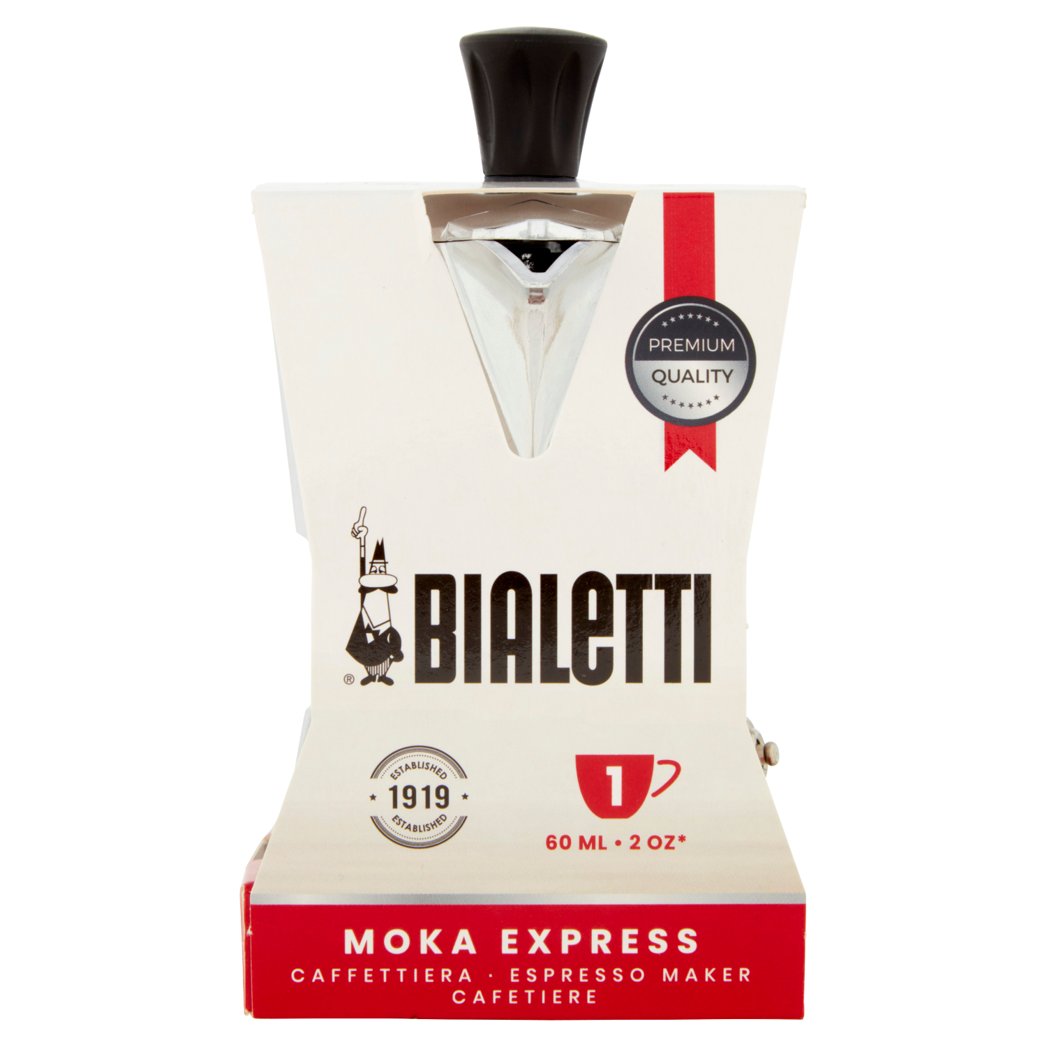 BIALETTI MOKA 1 cup 1 PZ (6 in a box) – Itabites